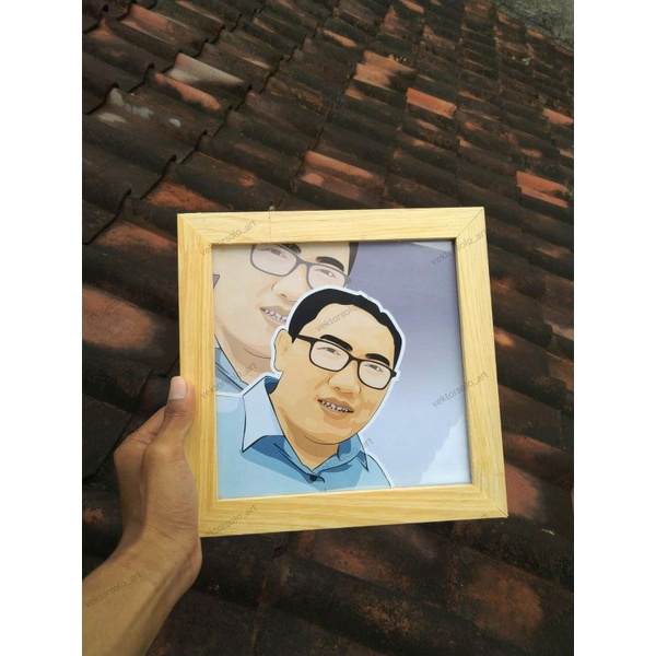 Jual FRAME KAYU MINIMALIS/ BINGKAI FOTO KAYU ASLI | Shopee Indonesia