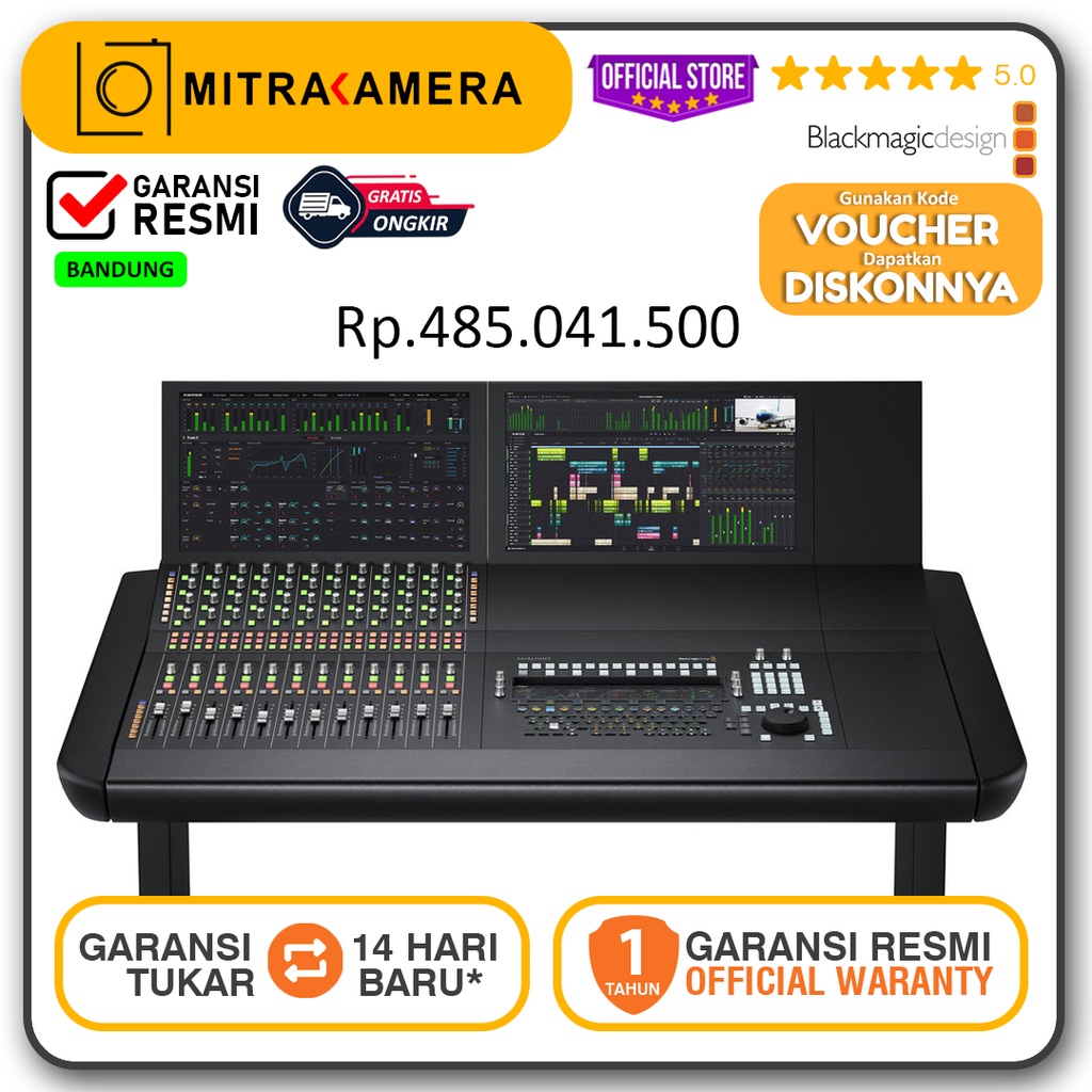 Jual Blackmagic Design Fairlight Console Bundle 2 Bay Garansi Resmi ...