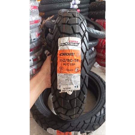 Jual Ban tubles matic Dual Purpose CORSA CROSS S 110/80-14 , produk ...