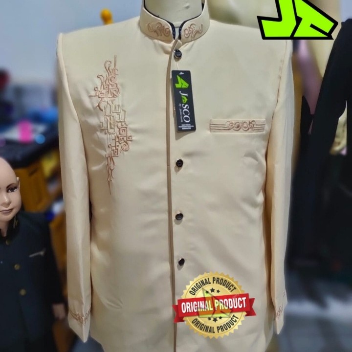 Jual Jas Koko jasko warna Kream terbaru by jasco busana pria M L XL ...
