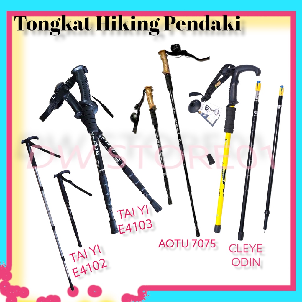 Jual Tongkat Gunung Trekking Hiking Outdoor Alat Bantu Mendaki ...