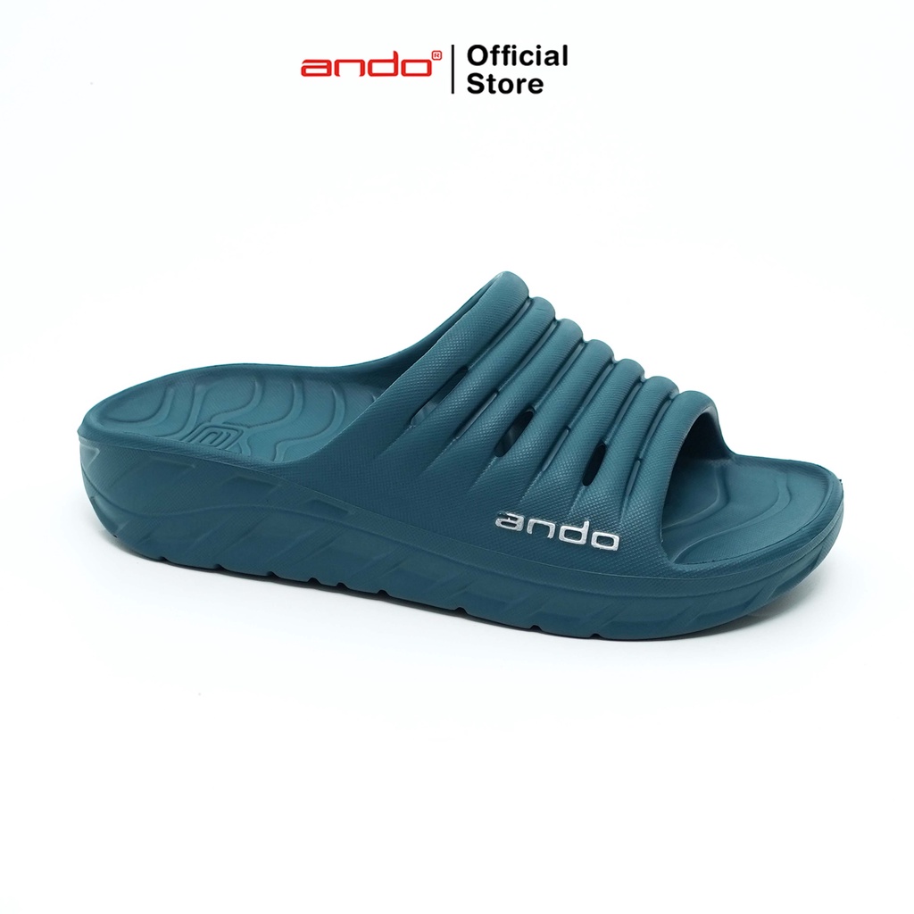 Jual Ando Official Sandal Selop Slip On Sky Pria Dewasa - Hijau ...