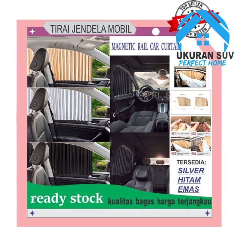 Jual TIRAI JENDELA MOBIL STANDAR ISI 4 SET DEPAN DAN TENGAH ...