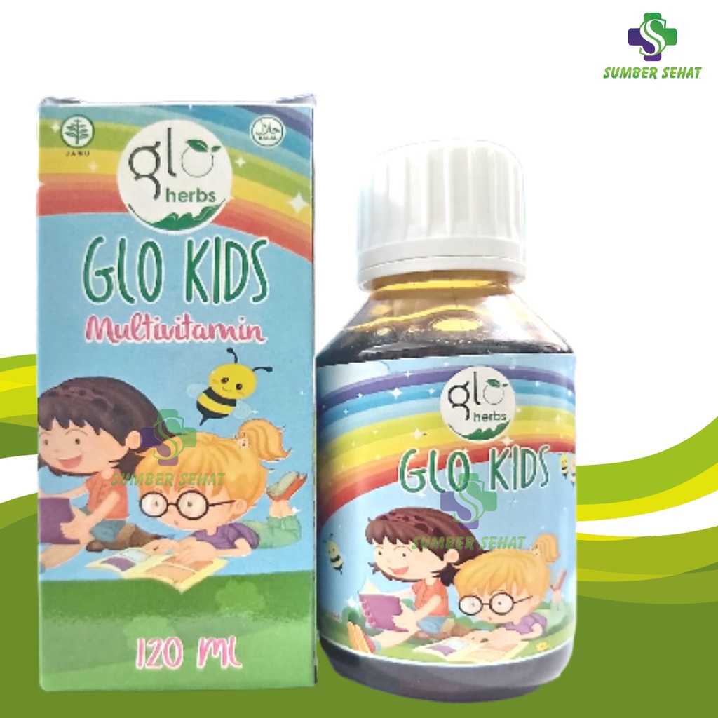Jual GLO HERBS GLO KIDS MULTIVITAMIN BOTOL 120 ML | Shopee Indonesia