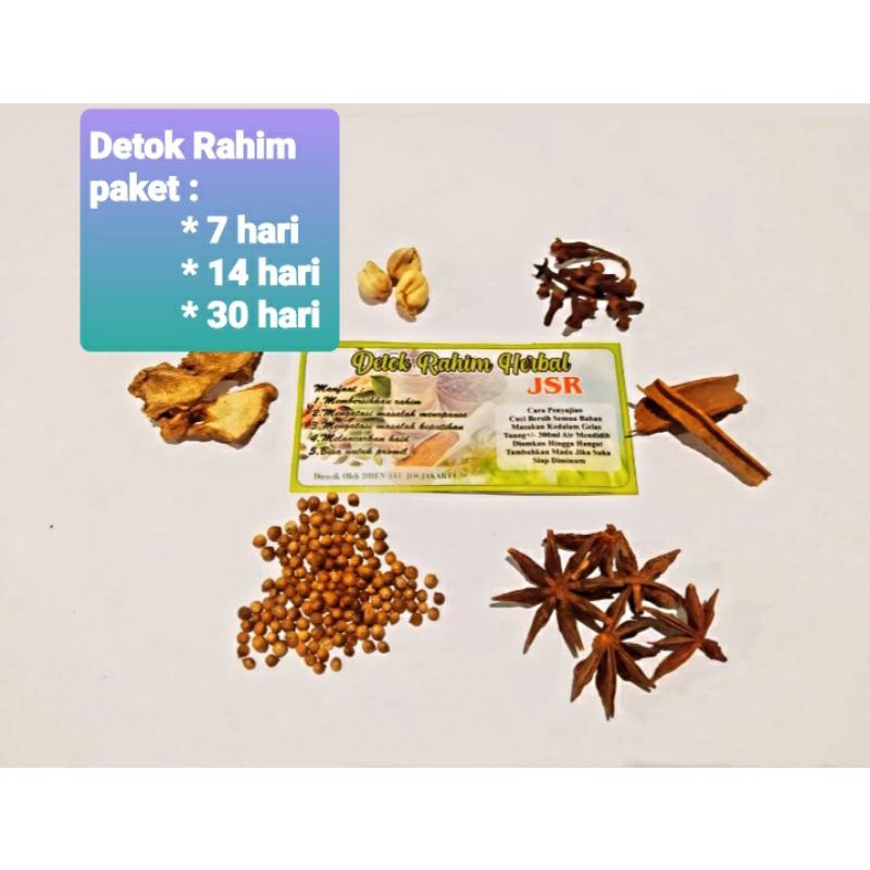 Jual JSR detox rahim 30pcs/promil/hormonal | Shopee Indonesia