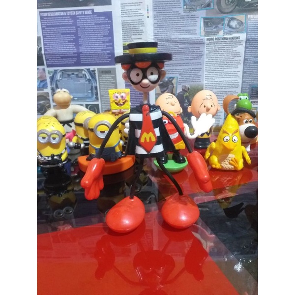 Jual Mainan Figure Maskot Mcd Hamburglar (Bekas) | Shopee Indonesia