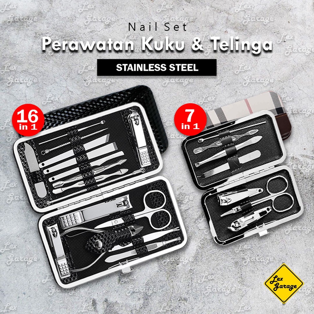 Jual Gunting Kuku Alat Manicure Pedicure Set Nail Clipper Art | Shopee ...