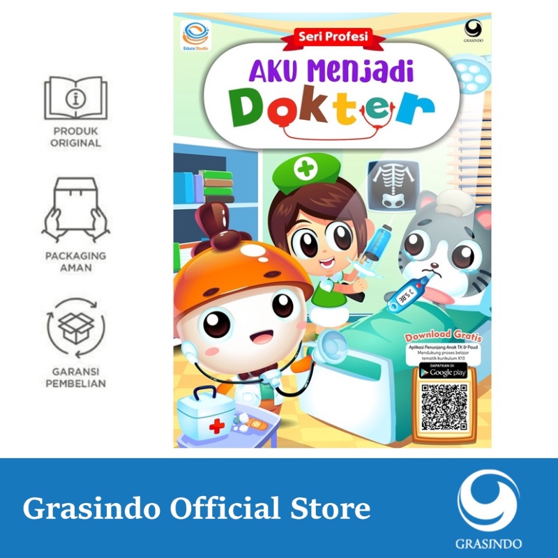 Jual Grasindo - Seri Marbel Aku Menjadi Dokter | Shopee Indonesia
