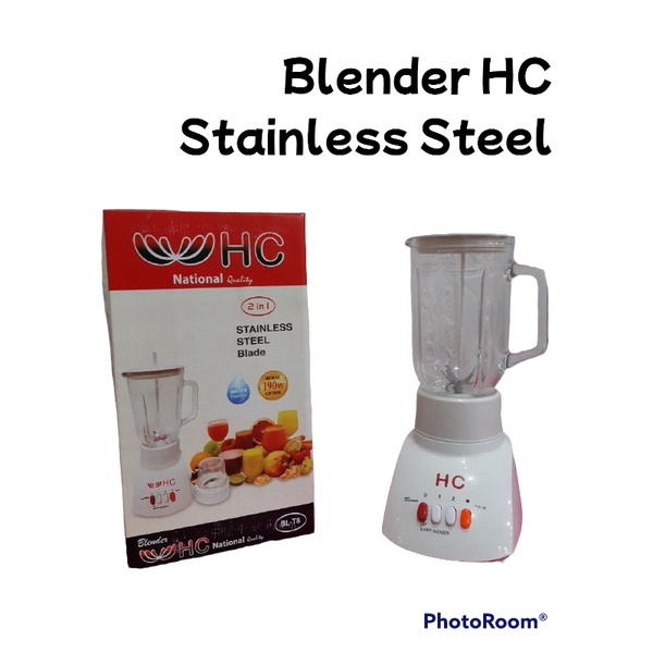 Jual [COD] BLENDER HC NATIONAL 2 IN 1 / Blender National Quality Kaca 2 ...
