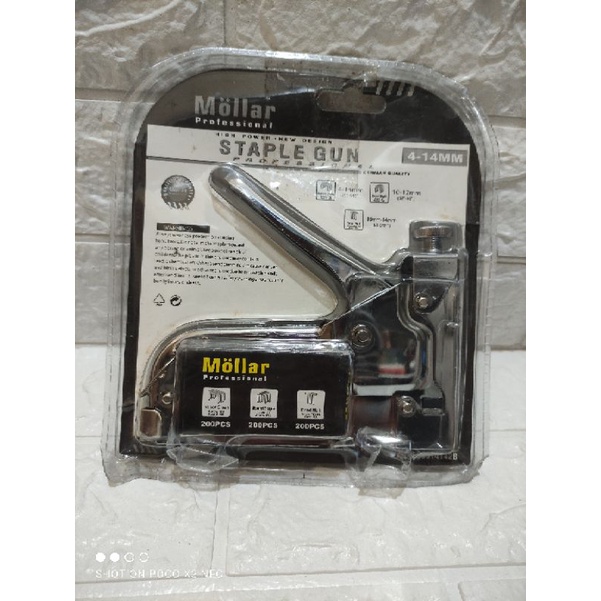 Jual STAPLE GUN MOLLAR 3 WAY TACKER /staples jok tembak | Shopee Indonesia