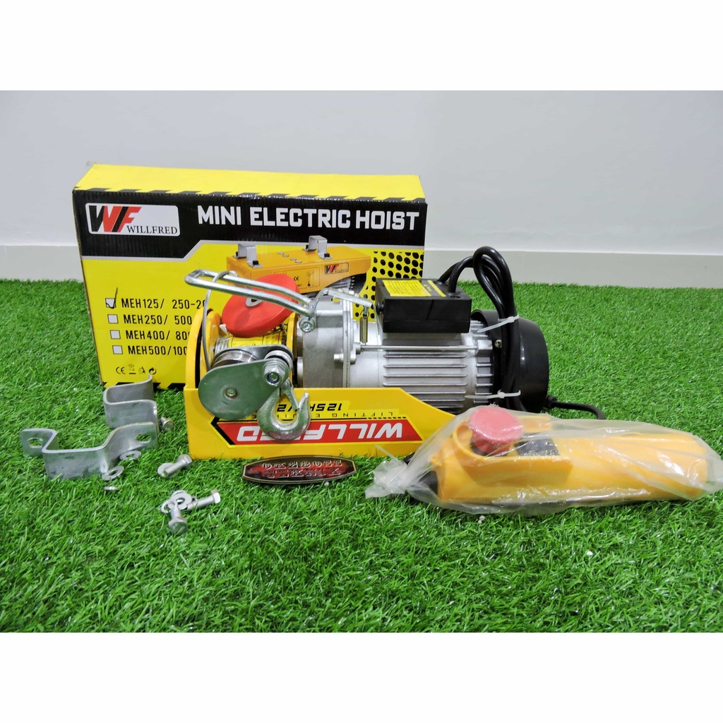Jual Chain-hoist/ Mini Electric Hoist 125 PA 250 20 Meter Willfred ...