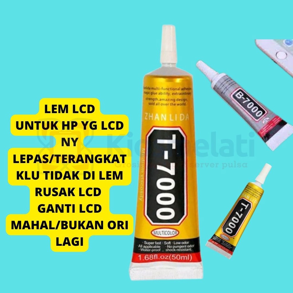Jual LEM T7000 LEM LCD TOUCHSCREEN LEM T7000 ZHANLIDA BERKUALITAS PAKET OBENG PLUS LEM LCD ...