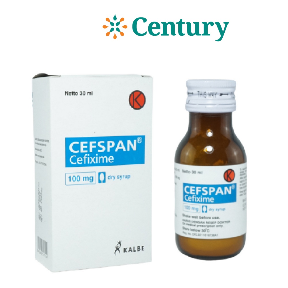 Jual CEFSPAN 100 MG DRY SYRUP 30 ML/CEFIXIME/ANTIBIOTIK/INFEKSI ...