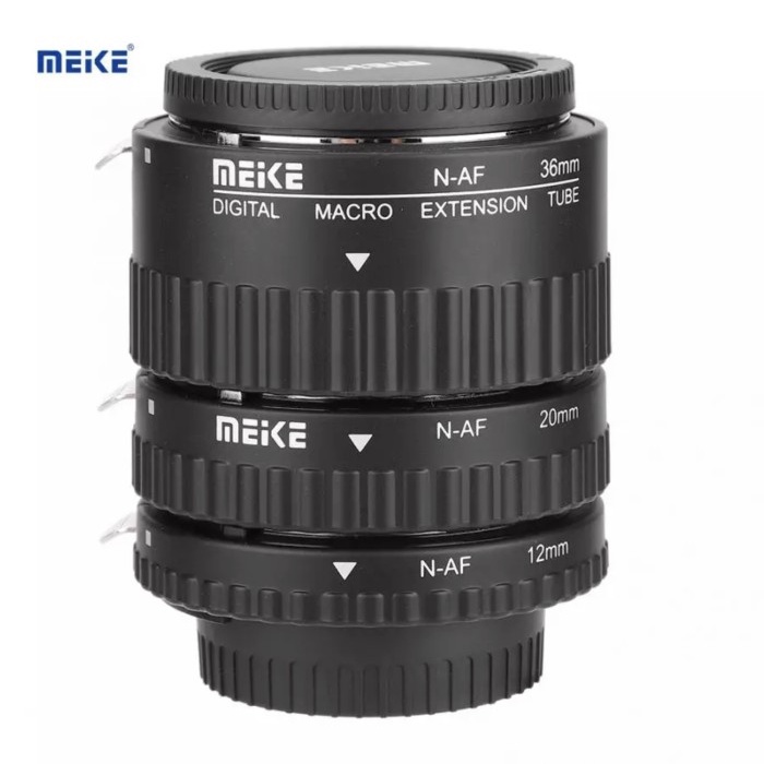 Jual Cvo Meike Nikon Dslr Af Autofocus Macro Extension Makro Tube Ring ...