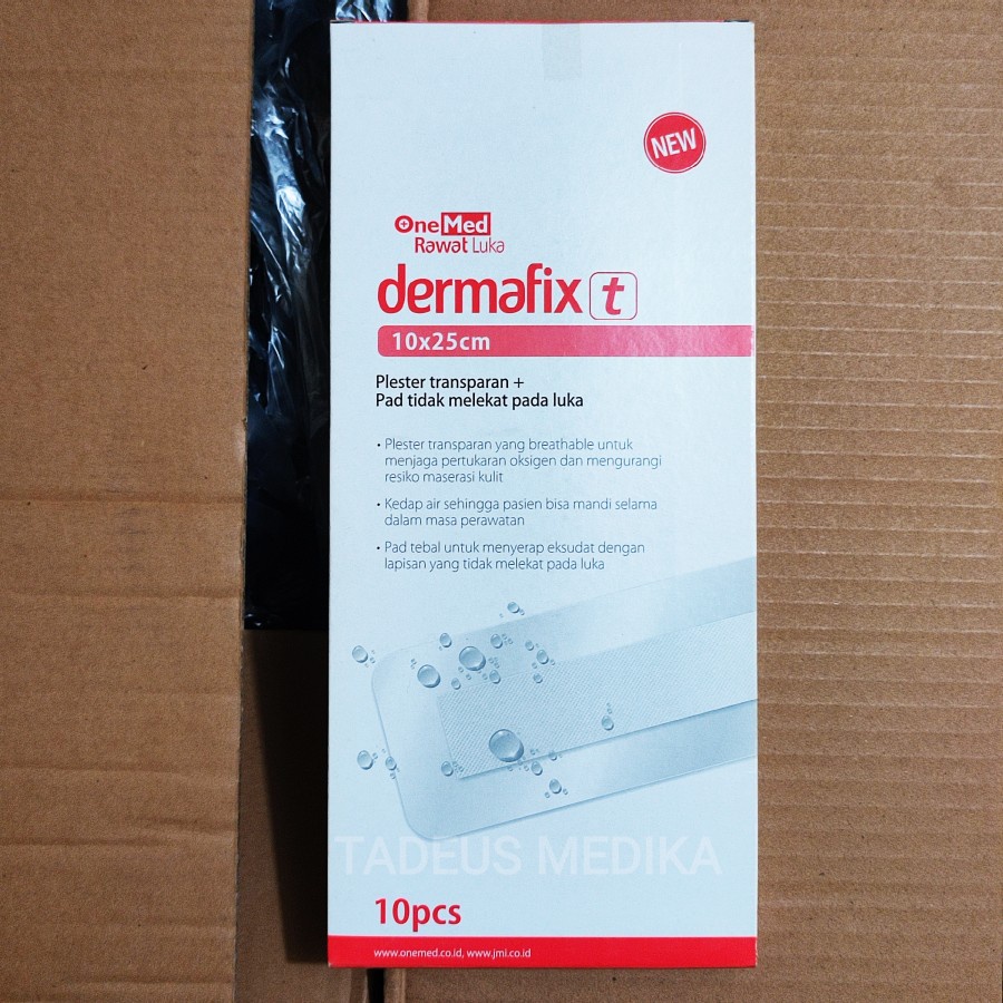 Jual Plester luka Dermafix 10x25 cm OneMed Rawat Luka | Shopee Indonesia