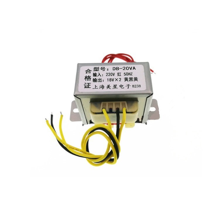 Jual Transformer Travo 20W AC 220V to CT Dual Volt AC 12V/ 15V/ 18V ...