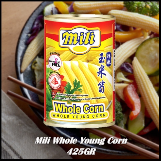 Jual Mili Whole Young Corn 425GR | Shopee Indonesia