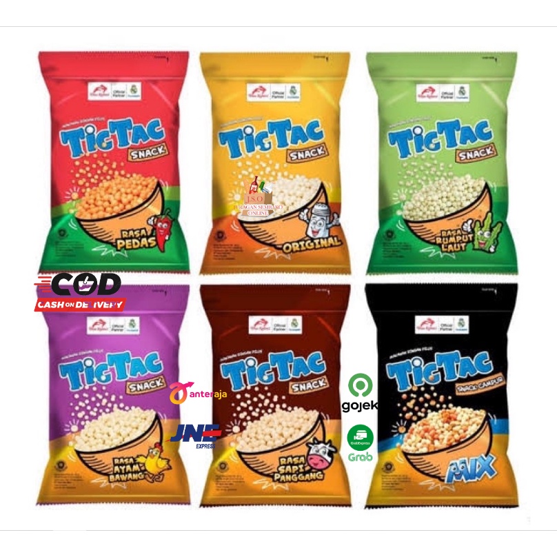 Jual ( JSO ) Tic Tac Snack Pilus Renceng isi 10 x 18gr Dua Kelinci Ayam ...