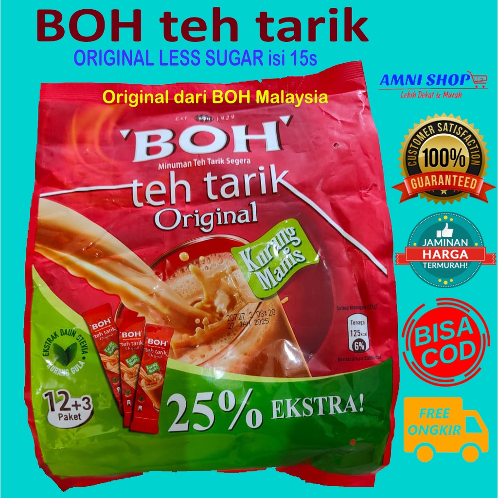 Jual Teh BOH Teh Tarik Original, cham dan Jahe Malaysia | Shopee Indonesia