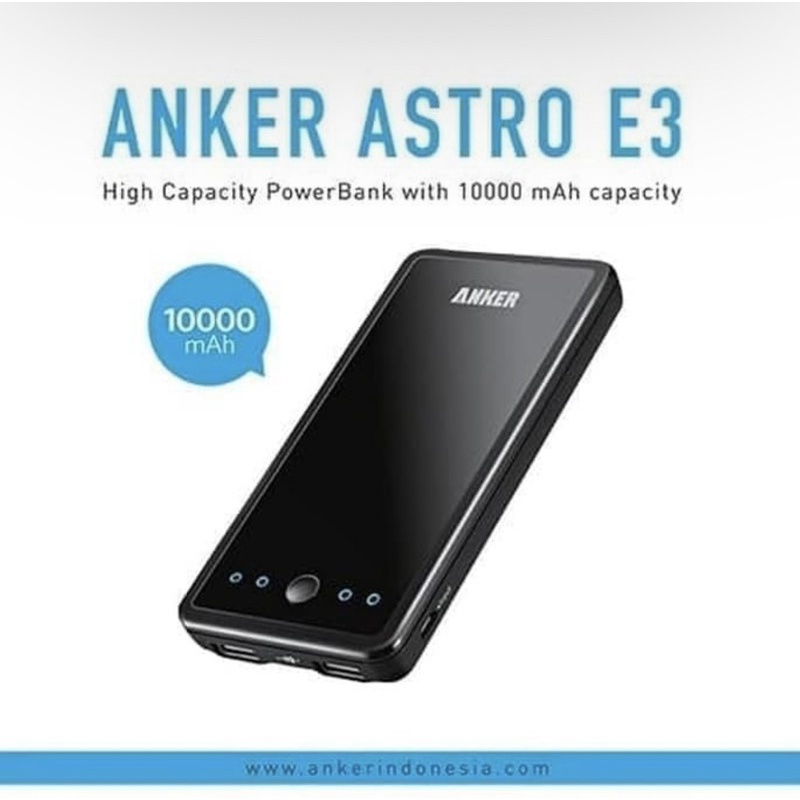 Jual Powerbank Anker Astro E3 10000mAh Original | Shopee Indonesia