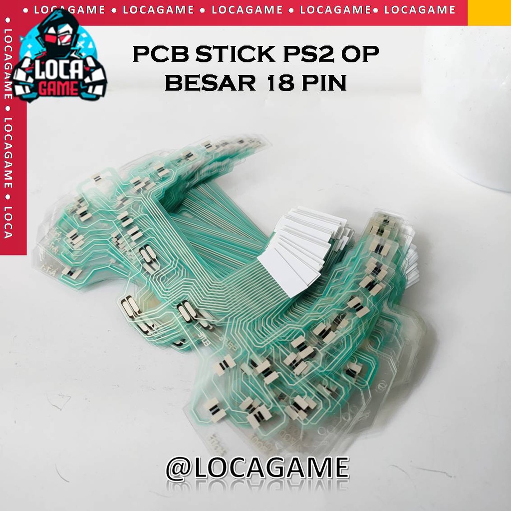 Jual PCB FLEXIBLE MIKA PLASTIK STIK STICK PS2 OP BESAR 18 PIN | Shopee ...