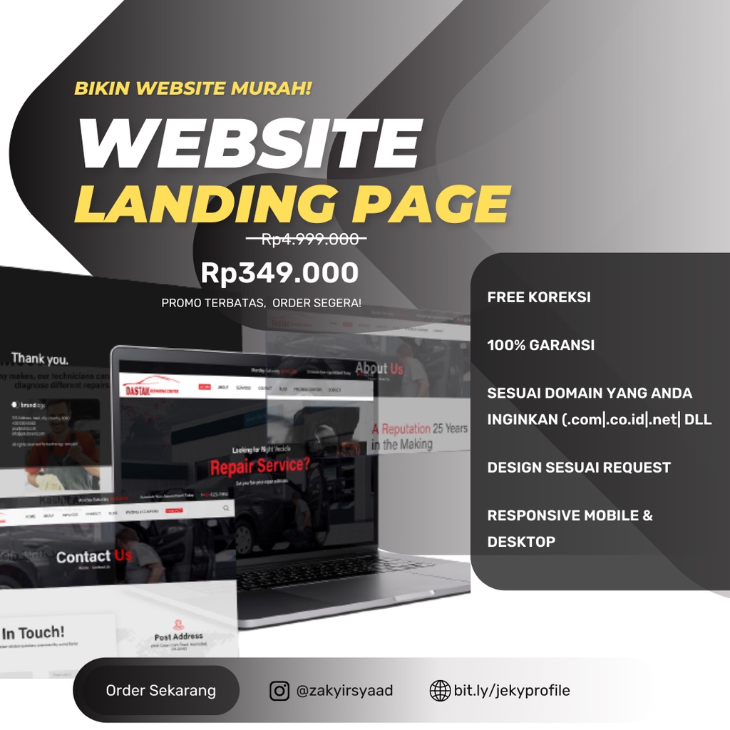Jual Jasa Bikin Website | Website Landing Page | Website Company Profile | Website Portofolio ...