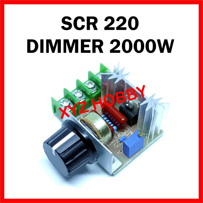 Jual Dimmer AC 2000 Watt 220 Volt AC SPEED CONTROLLER 220V Dimmer 2000W ...