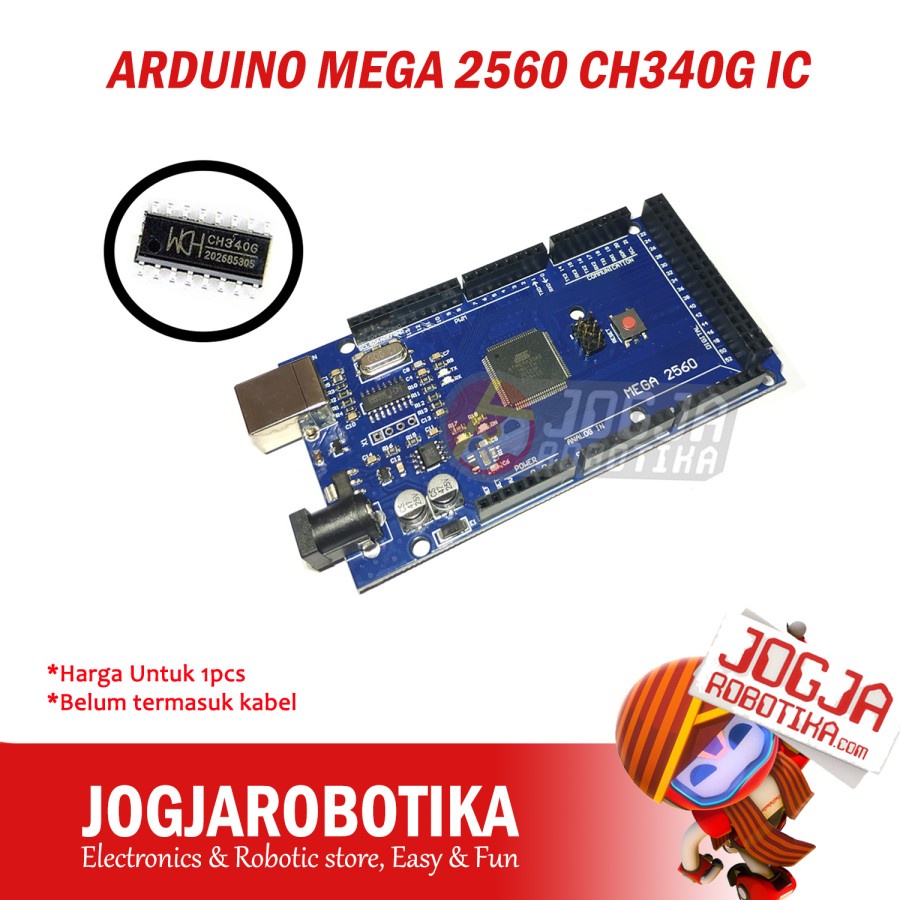 Jual ARDUINOo MEGA 2560 MEGA2560 CH340 CH340G CH 340 IC | Shopee Indonesia