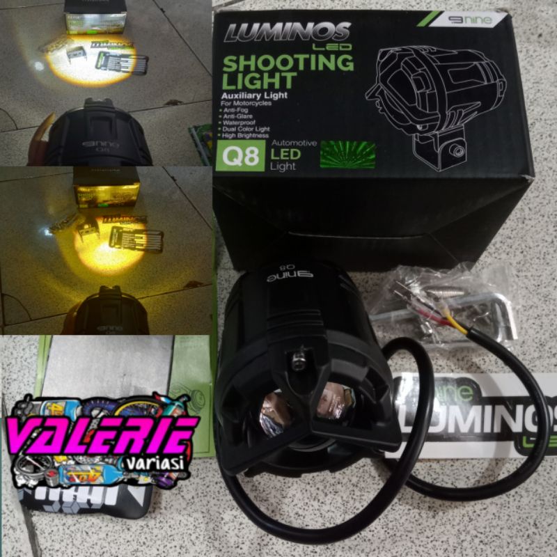 Jual LUMINOS LAMPU SOROT Q8 LED SHOOTING LIGHT 40 WATT 2 WARNA PUTIH ...