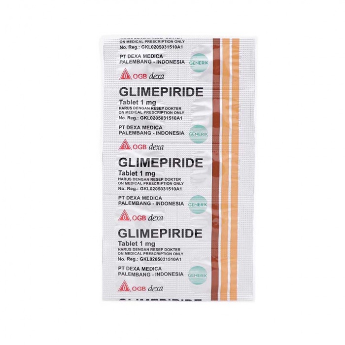 Jual GLIMEPIRIDE 1 MG 1 STRIP ISI 10 TABLET / DIABETES / GULA DARAH ...