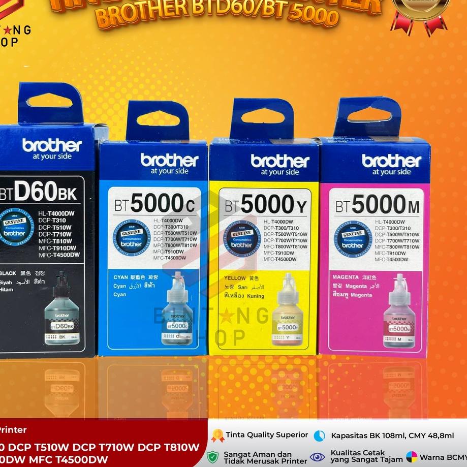 Jual AVV703 Tinta Brother BTD60BK BT5000 Tipe Printer DCP T310 DCP ...