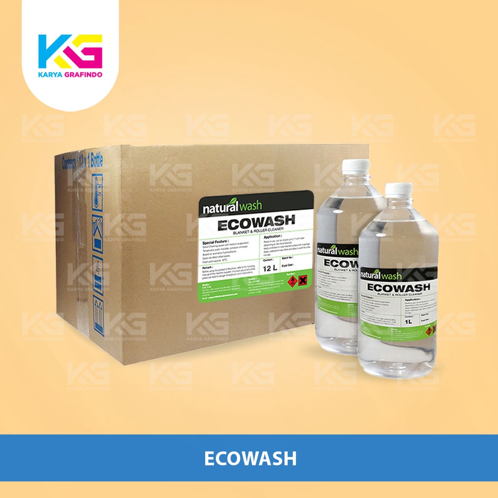 Jual ECOWASH (Membersihkan Blanket & Rol Tinta) | Shopee Indonesia