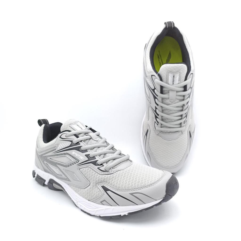 Jual SPOTEC Sepatu RUNNING Artikel VENTURE-Abu Muda/Putih | Shopee ...