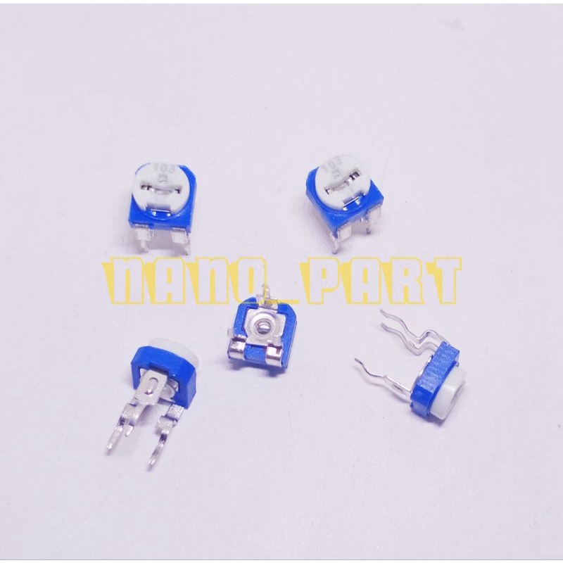 Jual VR 10k ohm 103 Trimpot Trimmer Variable Resistor AE85 | Shopee ...