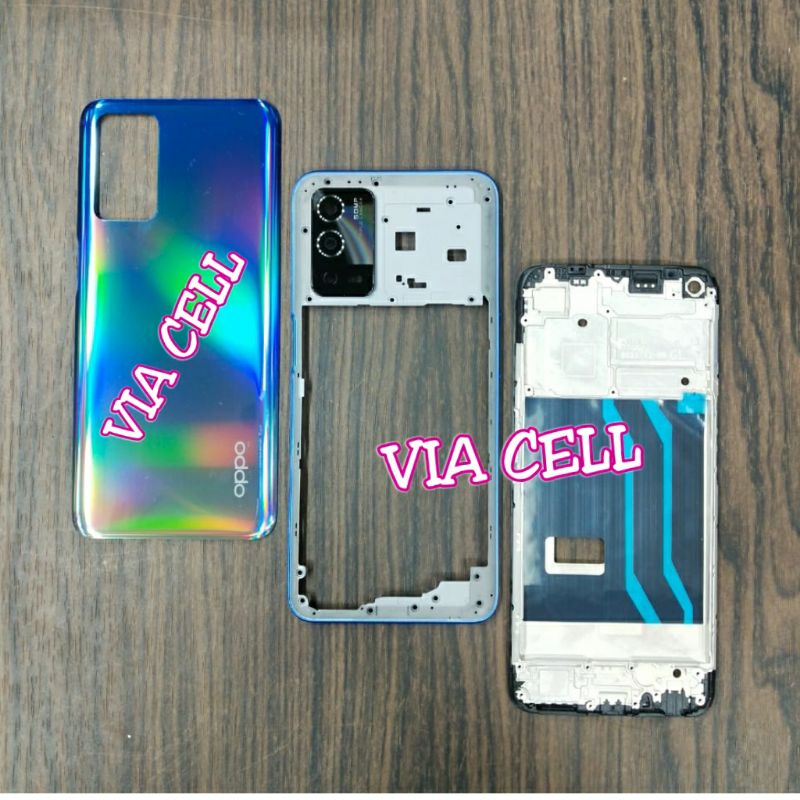 Jual Casing Backdoor + Bezel + Frame Lcd Back Housing Fullset Oppo A55 ...