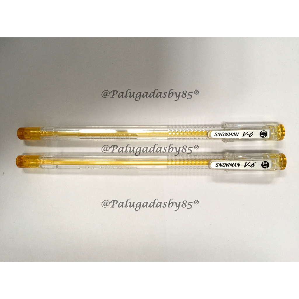 Jual Pulpen SNOWMAN V-6 0.7 mm Hitam (1 Biji) / Ballpoint SNOWMAN V6 ...