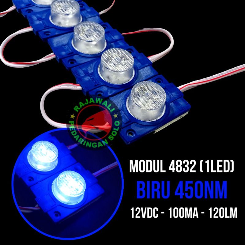 Jual MODUL LED 1 MATA BIRU 12V LED STRIP LAMPU HIAS | Shopee Indonesia