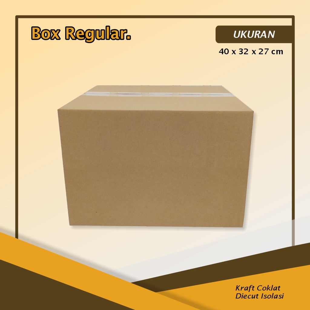 Jual Kardus/Box AMDK 1 LITER SIZE 40 X 32 X 27 CM - BOX A1 | Shopee ...