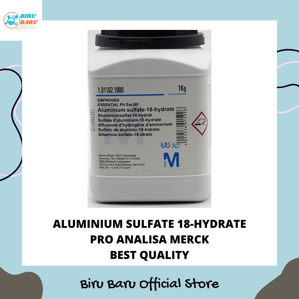 Jual ALUMINIUM SULFATE 18-HYDRATE ( Al2(SO4).H2O ) PRO ANALISA 10 GRAM ...