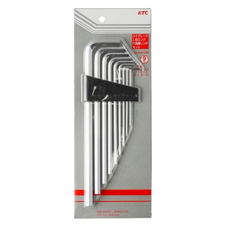 Jual KTC High Grade 9pcs L-Shaped Long Hex Key Wrench Set HLD-1509 Kunci L Set | Shopee Indonesia