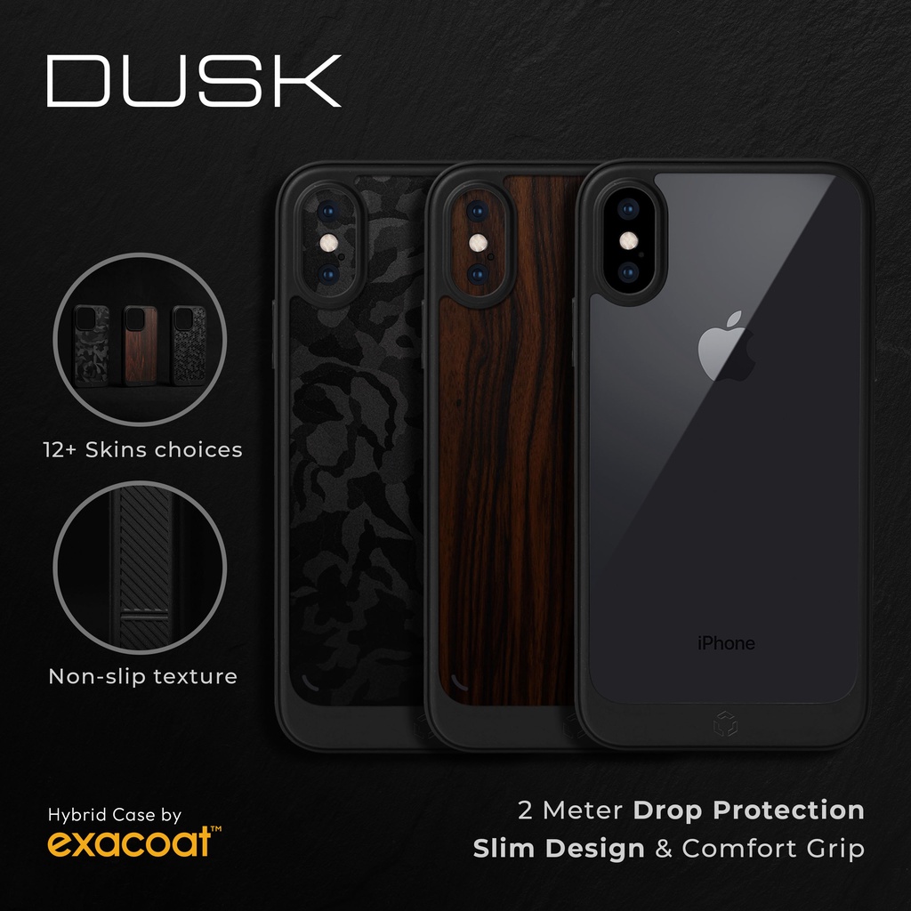 Jual Dusk Hybrid Case by Exacoat for iPhone X/XS/XS Max | Shopee Indonesia