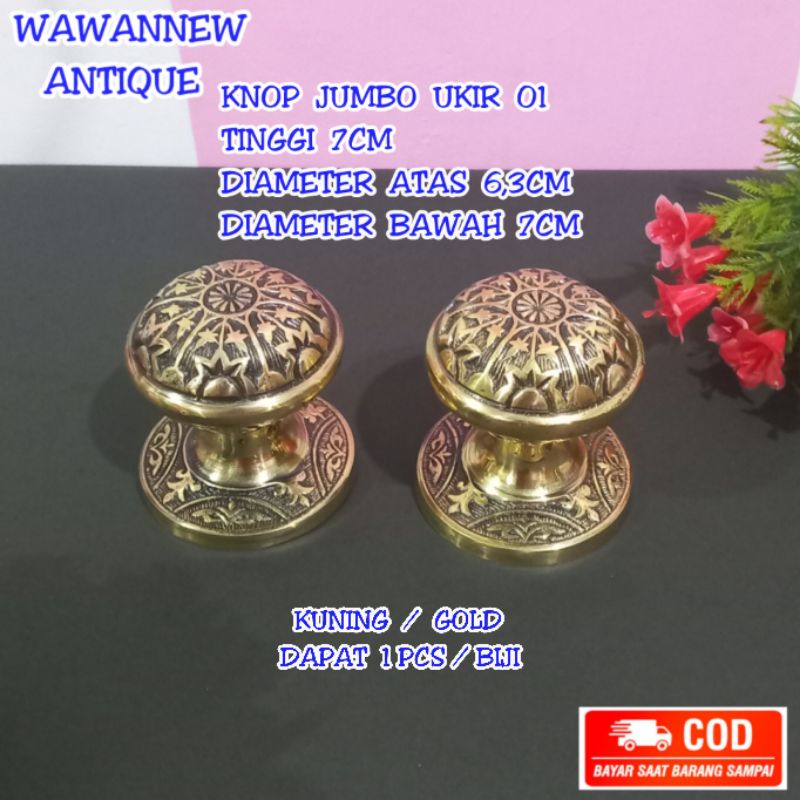 Jual Knop Pintu / Handle Pintu / Tarikan Pintu Rumah Pagar Gebyok ...