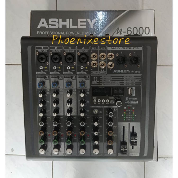 Jual POWER MIXER ASHLEY M - 6000 ORIGINAL | Shopee Indonesia