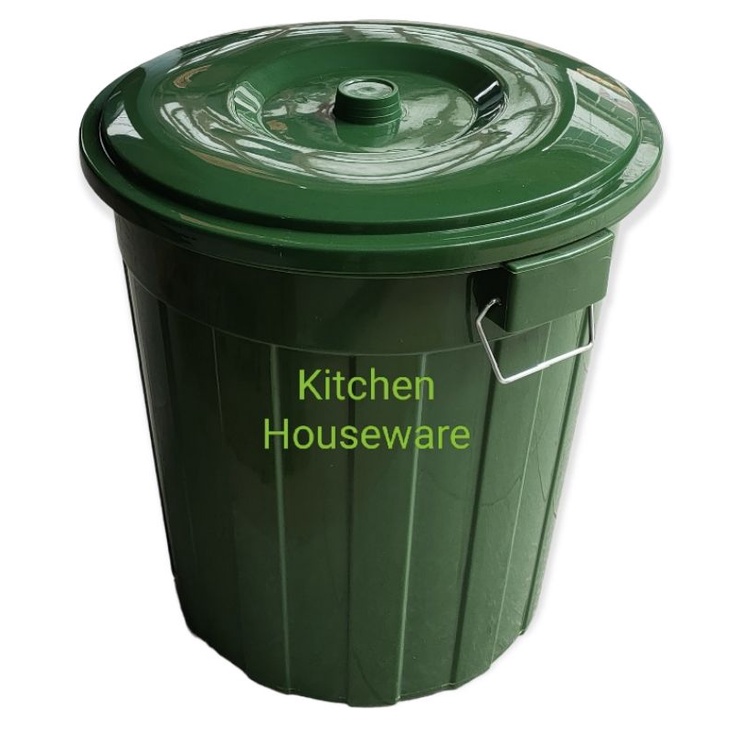 Jual Ember Tong Besar Hijau pakai Tutup 80Ltr | Shopee Indonesia