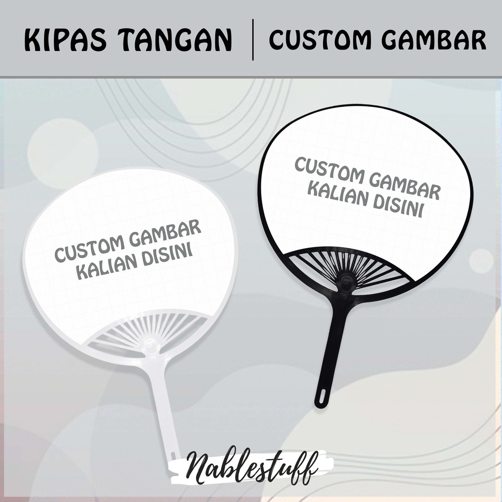 Jual Kipas Tangan Kipas Kerang Custom Gambar Desain Design Suka - Suka ...
