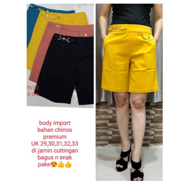 Jual body hotpants bahan chinos premium | Shopee Indonesia