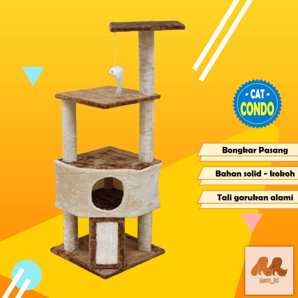 Jual Kandang Kucing / Cat Condo / Panjatan Kucing Anggora / Garukan ...