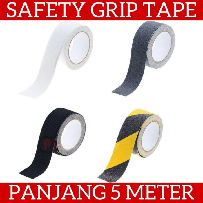 Jual Safety Grip Anti Slip Lantai Strong Traction Tape Lakban Anti Licin Di Tangga Panjang 5 ...