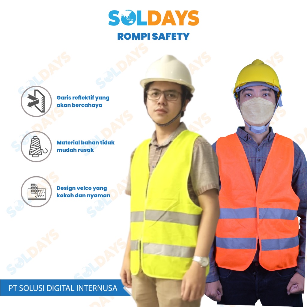 Jual Rompi Proyek Safety / Rompi Scotlight / Rompi Safety | Shopee ...
