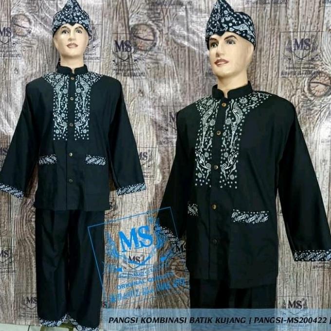 Jual baju koko pangsi sunda kombinasi batik kujang | Shopee Indonesia